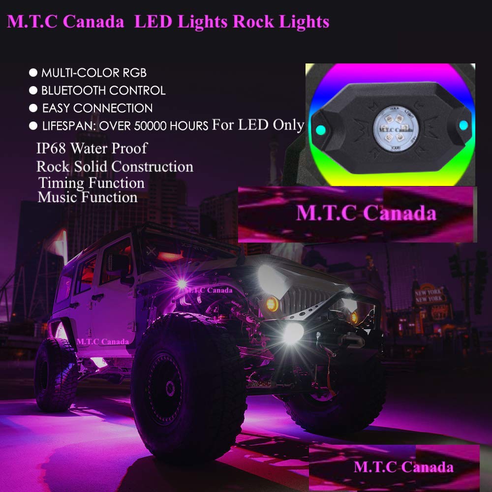 Off Road Rock Light & Car Underglow Light – M.T.C Canada LED Lights